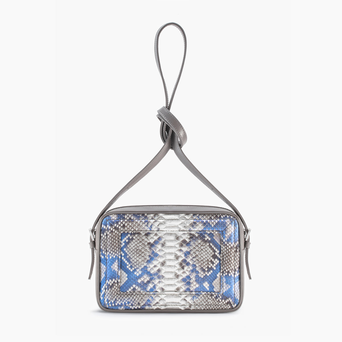 Camera bag - Iris & grey python – badura