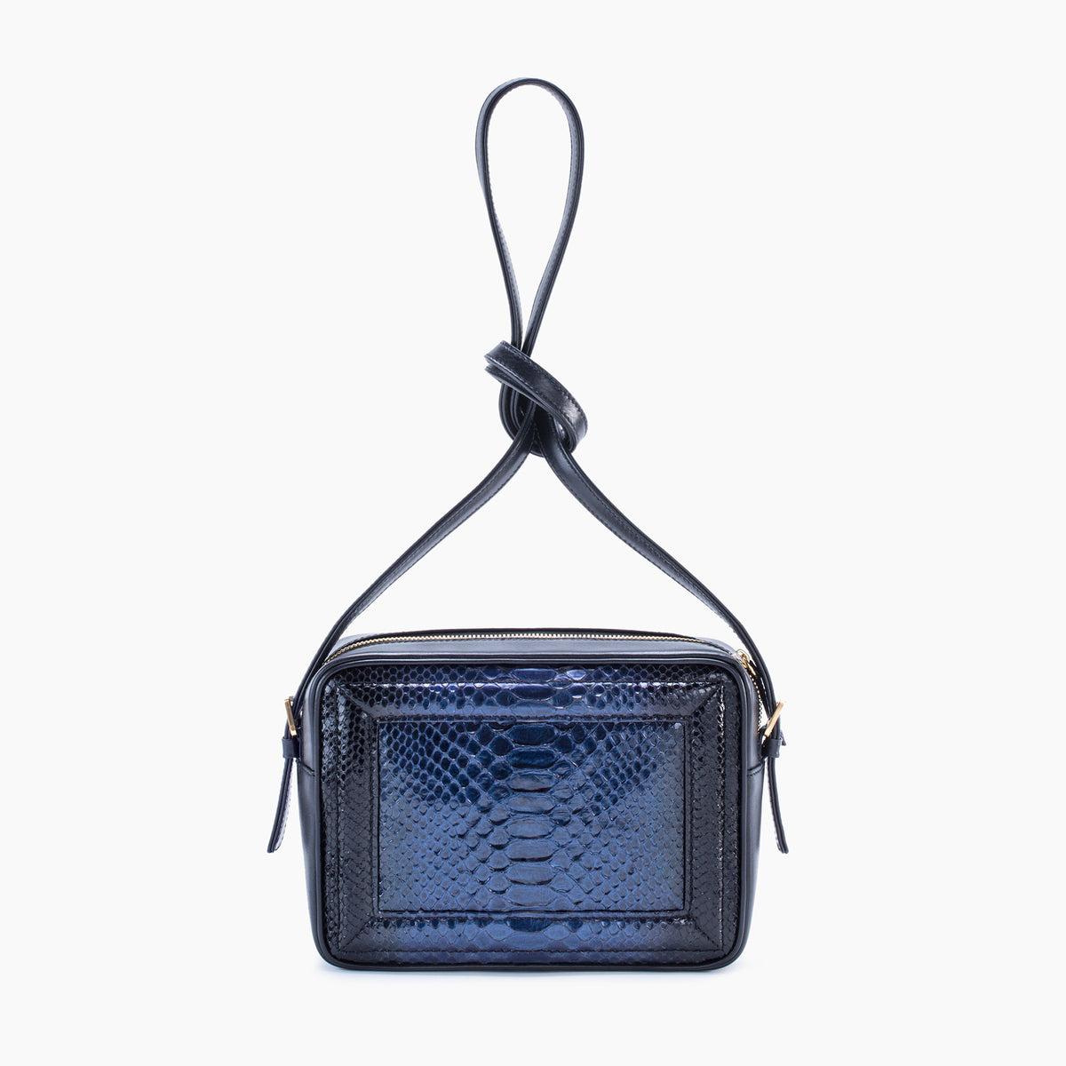 Camera bag - Black & Blue Python – badura